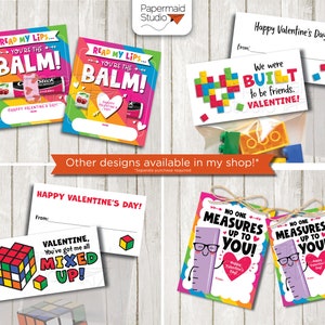 Crayon Valentine Tag Printable - Valentine's Day Crayon Label ...