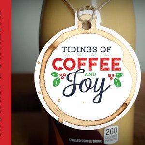 PRINTABLE Coffee Gift Tag -- Teacher Christmas Gift Coffee Gift Tag ...