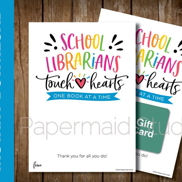 Librarian Thank You - Etsy