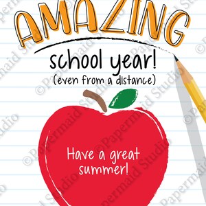 Virtual Teacher Appreciation Week Gift Card Holder Printable - Distance ...