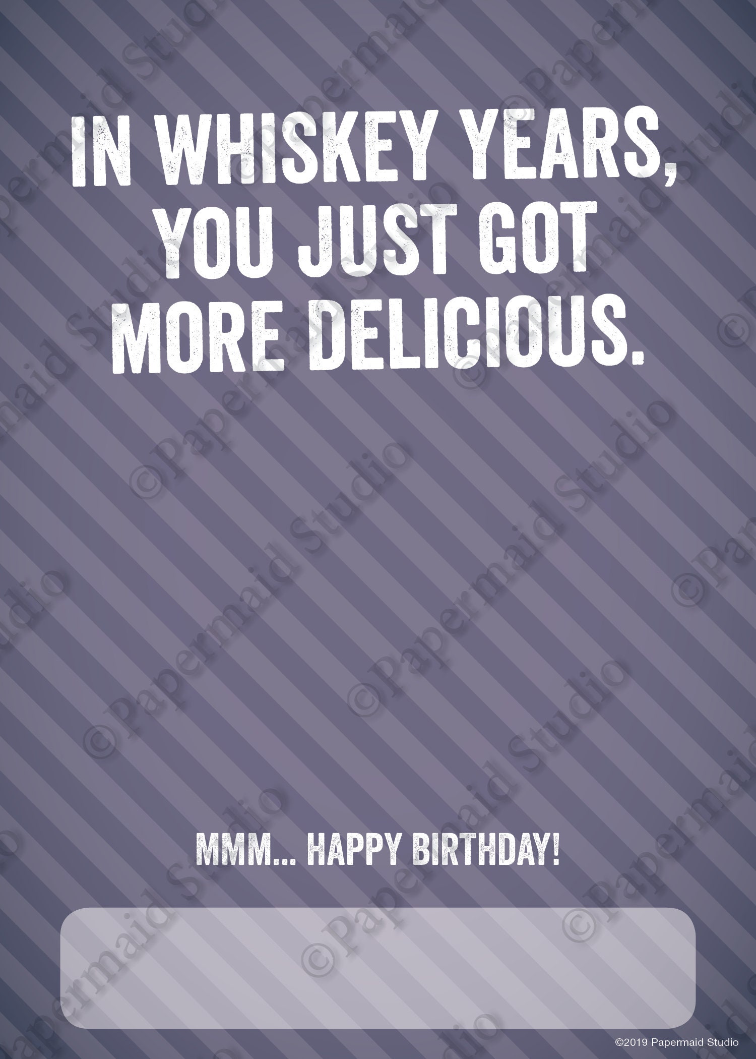 Funny Over the Hill Birthday Card Printable Birthday Gift Card | Etsy