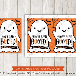 Halloween Gift Card Holder - You've Been Boo'ed Card Printable - Trick ...