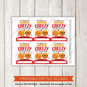 Cheese Ball Valentine Tags - Printable Valentine Cheeseball Tag ...
