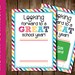 PRINTABLE Back to School Teacher Gift Card Holder First Day of School ...