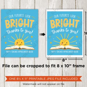 Teacher Appreciation Sign Printable - Teacher Appreciation Poster ...