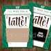 PRINTABLE I'll Miss You a Latte Coffee Gift Card Holder - Preschool ...
