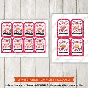 Bundt Cake Tag - Bundt Cake Valentine Tag - Bundt Valentine - Nothing ...