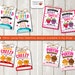 Valentine Muffin Tags Printable Muffin Valentines Tag Mini Muffins ...