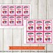 Fruit Snack Valentine Tags - Printable Valentine Fruit Snack Labels ...