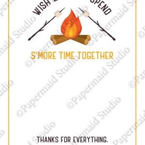 PRINTABLE Camp Counselor Thank You Card - Summer Camp Thank You Note ...