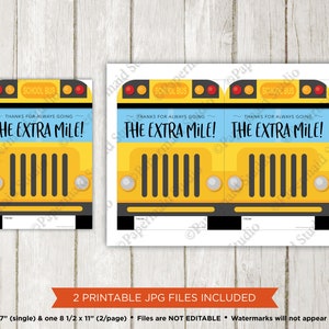 Bus Driver Gift - Bus Driver Appreciation - Bus Driver Thank You Card ...