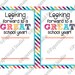 PRINTABLE Back to School Teacher Gift Card Holder First Day of School ...