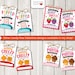 Valentine Pretzel Tags - Printable Pretzel Valentines Tag - Pretzels ...