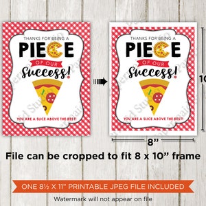 Pizza Teacher Appreciation Printable - Employee Appreciation Gift ...