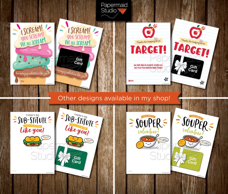 Volunteer Thank You Gift Tag - School Class Volunteer Appreciation Week ...