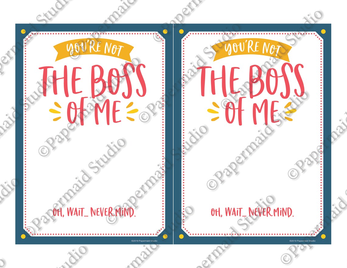 PRINTABLE Thank You Gift Card Holder Boss's Day Card | Etsy