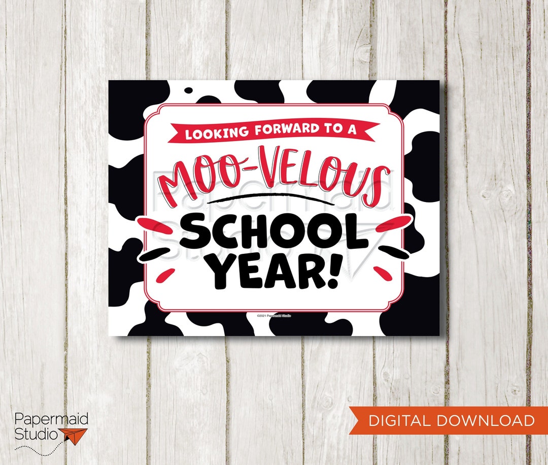 Teacher Back to School Sign Printable - Welcome Back Sign - Moovelous ...