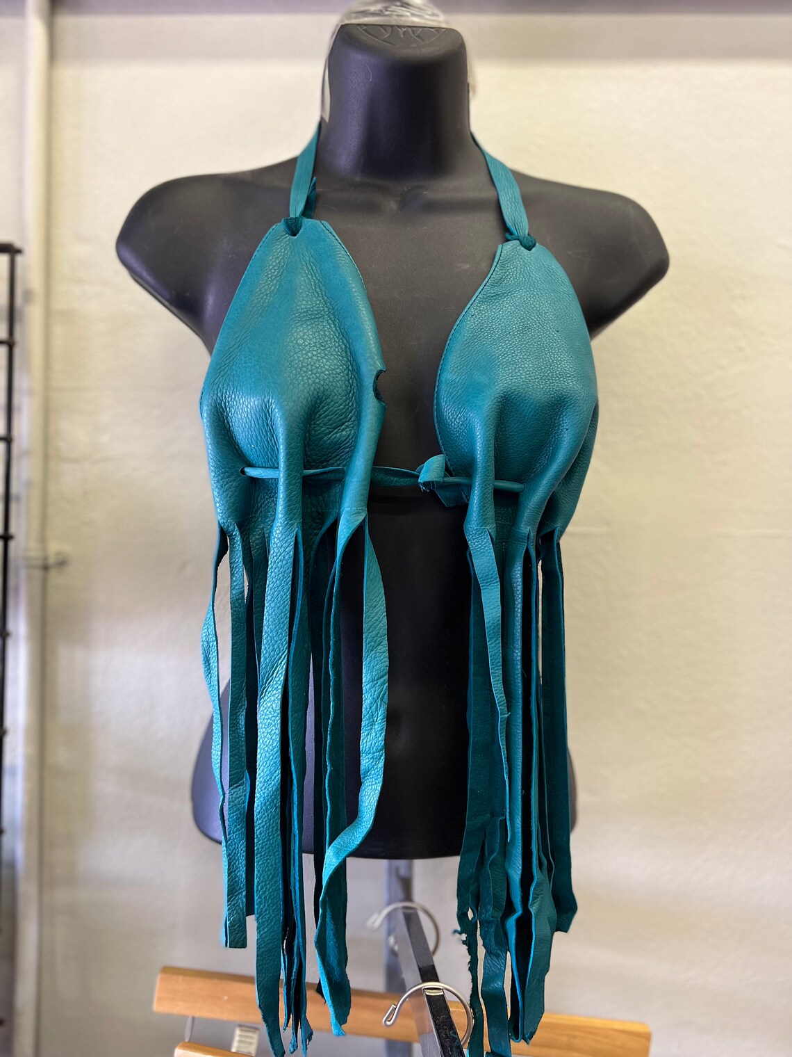 Buck Skin Top/ Bikini Top/genuine Deer Skin Top/ Handmade - Etsy