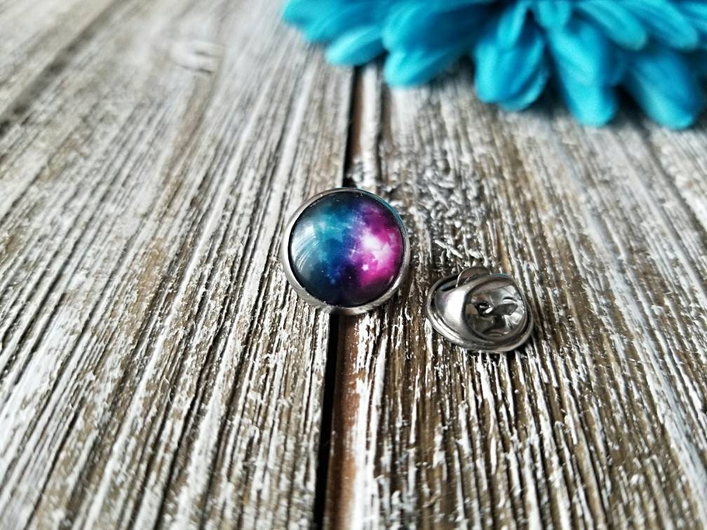 Galaxy Pin Galaxy Lapel Pin Galaxy Brooch Galaxy Lapel | Etsy