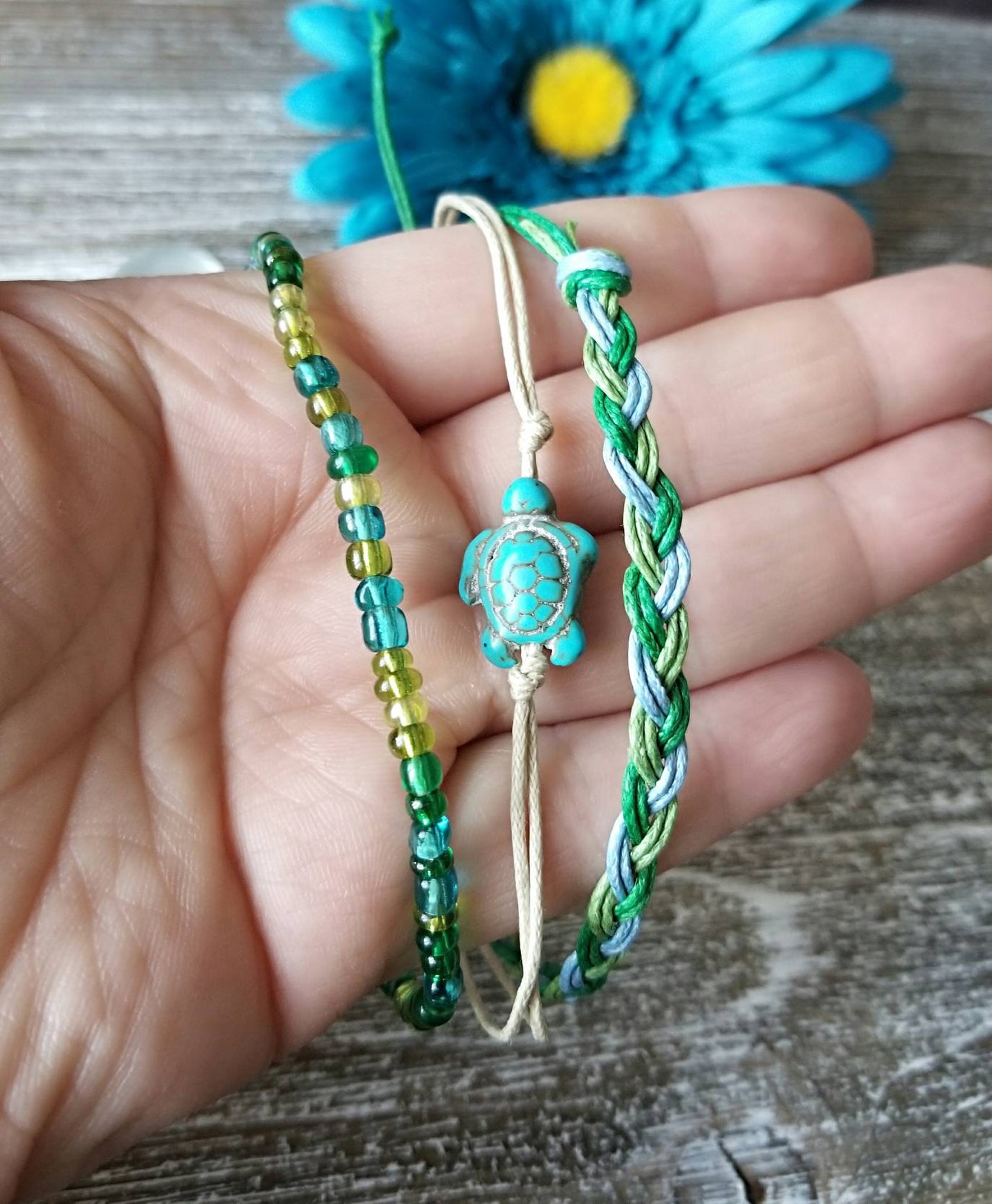 Turtle Bracelet Pack Bracelet Pack Set of 3 Turtle | Etsy