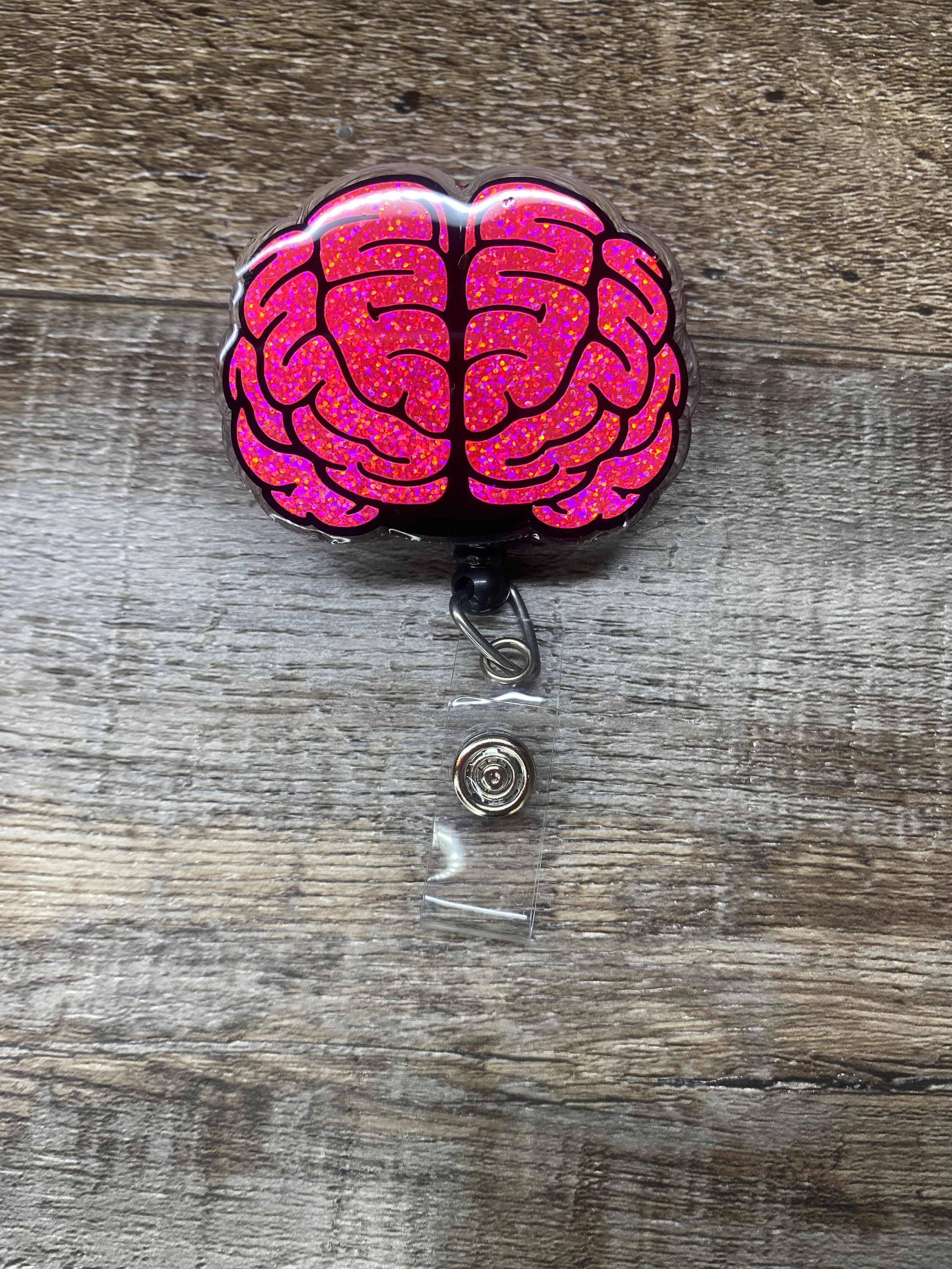 Brain Badge Real // Neurología // Neurólogo // Titular de la - Etsy España