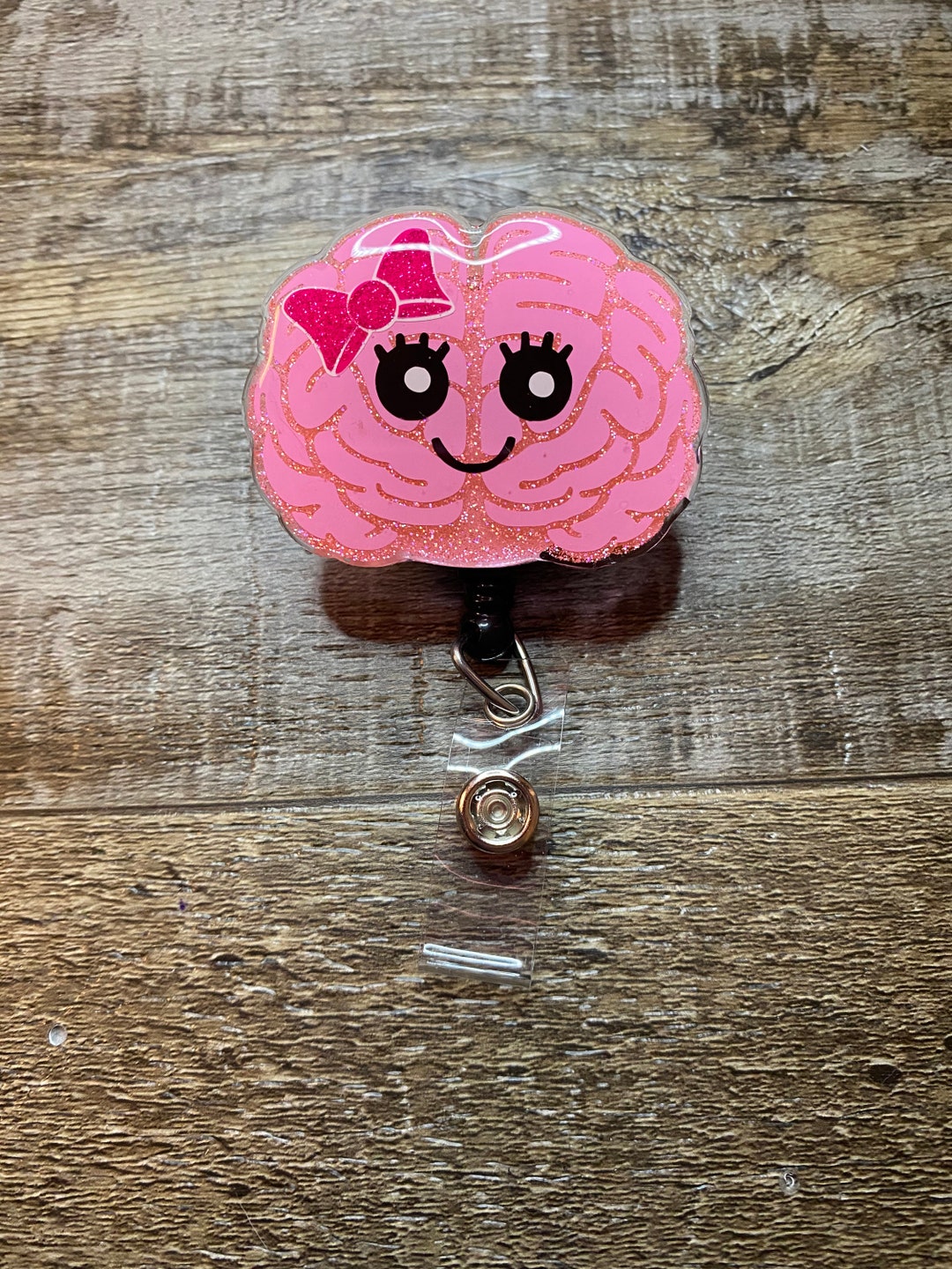 Brain Badge Reel || Neurology Badge Reel || Neurologist || Nurse - Etsy