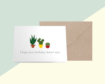 Punny birthday card | Etsy