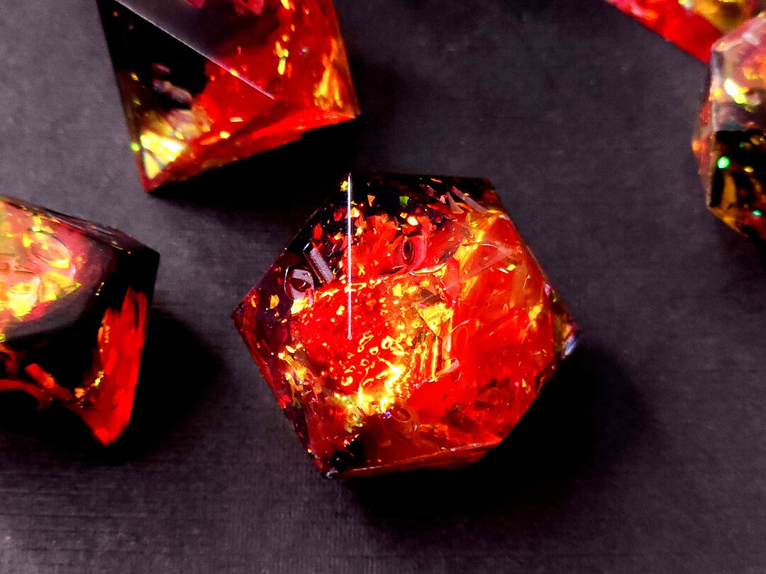 Creeping Corruption custom Paint Red, Yellow, and Black Handmade Sharp ...