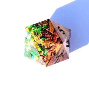 Wild Shape - Halsin BG3 - Green and Brown Handmade Sharp Polyhedral ...