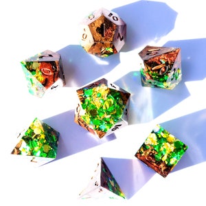 Wild Shape - Halsin BG3 - Green and Brown Handmade Sharp Polyhedral ...