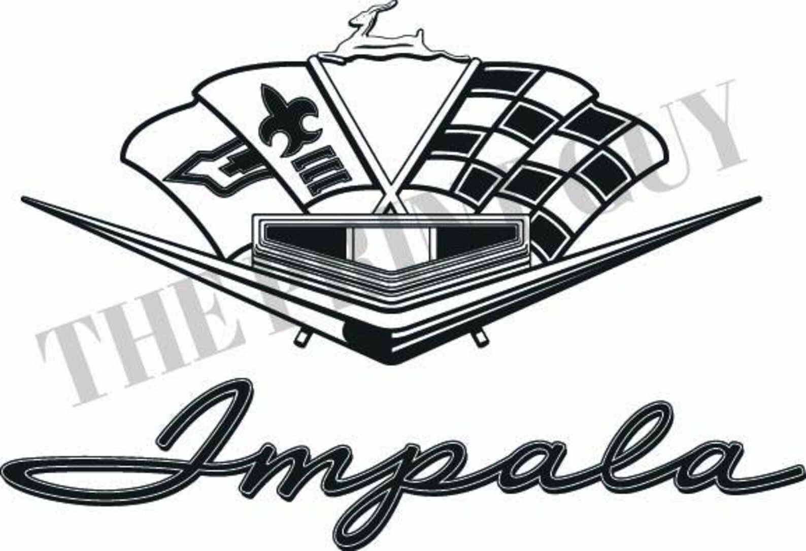 Impala Logo's | High Resolution | .dxf .ai .png .eps .svg - Etsy UK