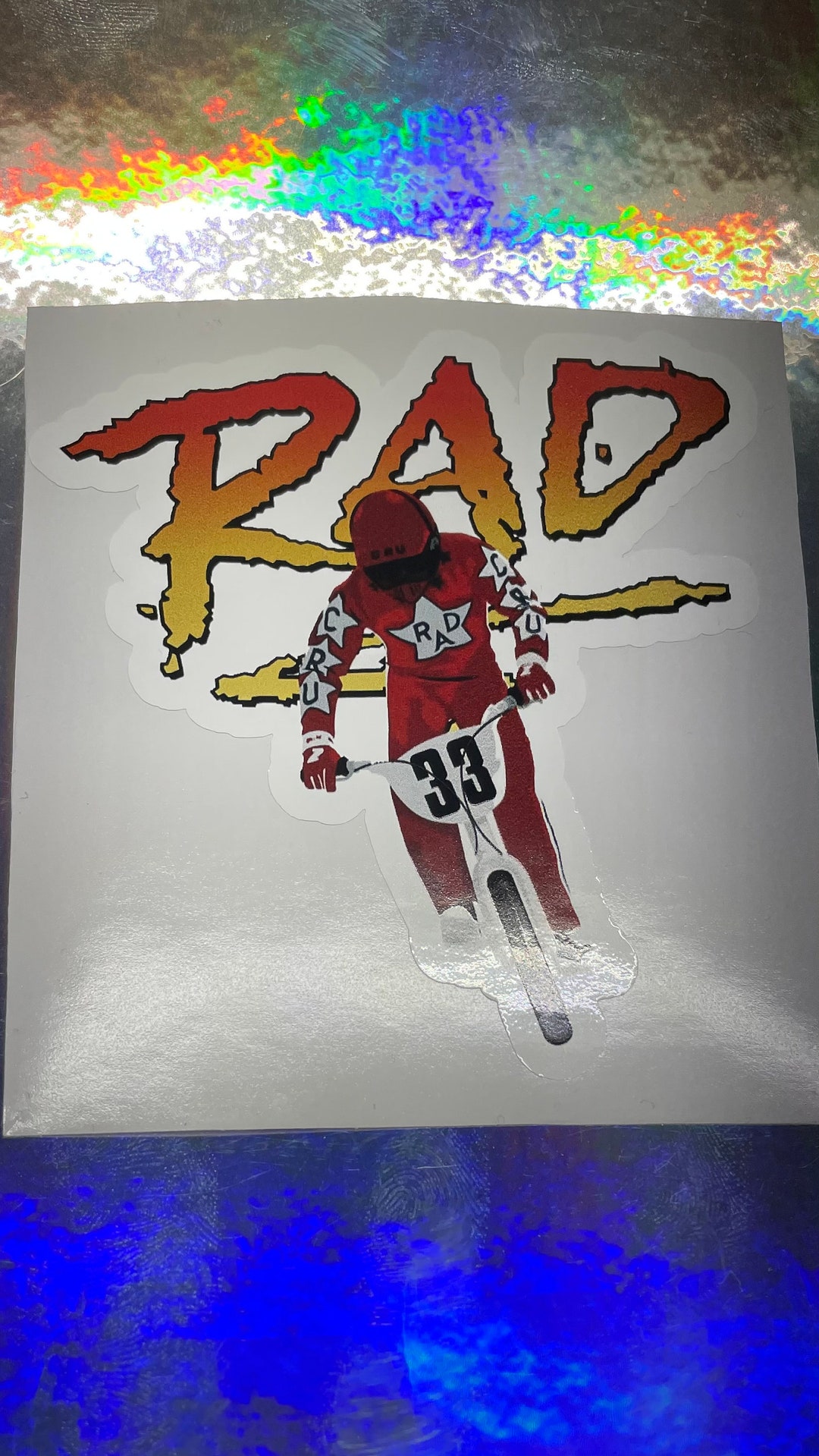 1986 Rad | Movie | 4 Inch Sticker - Etsy