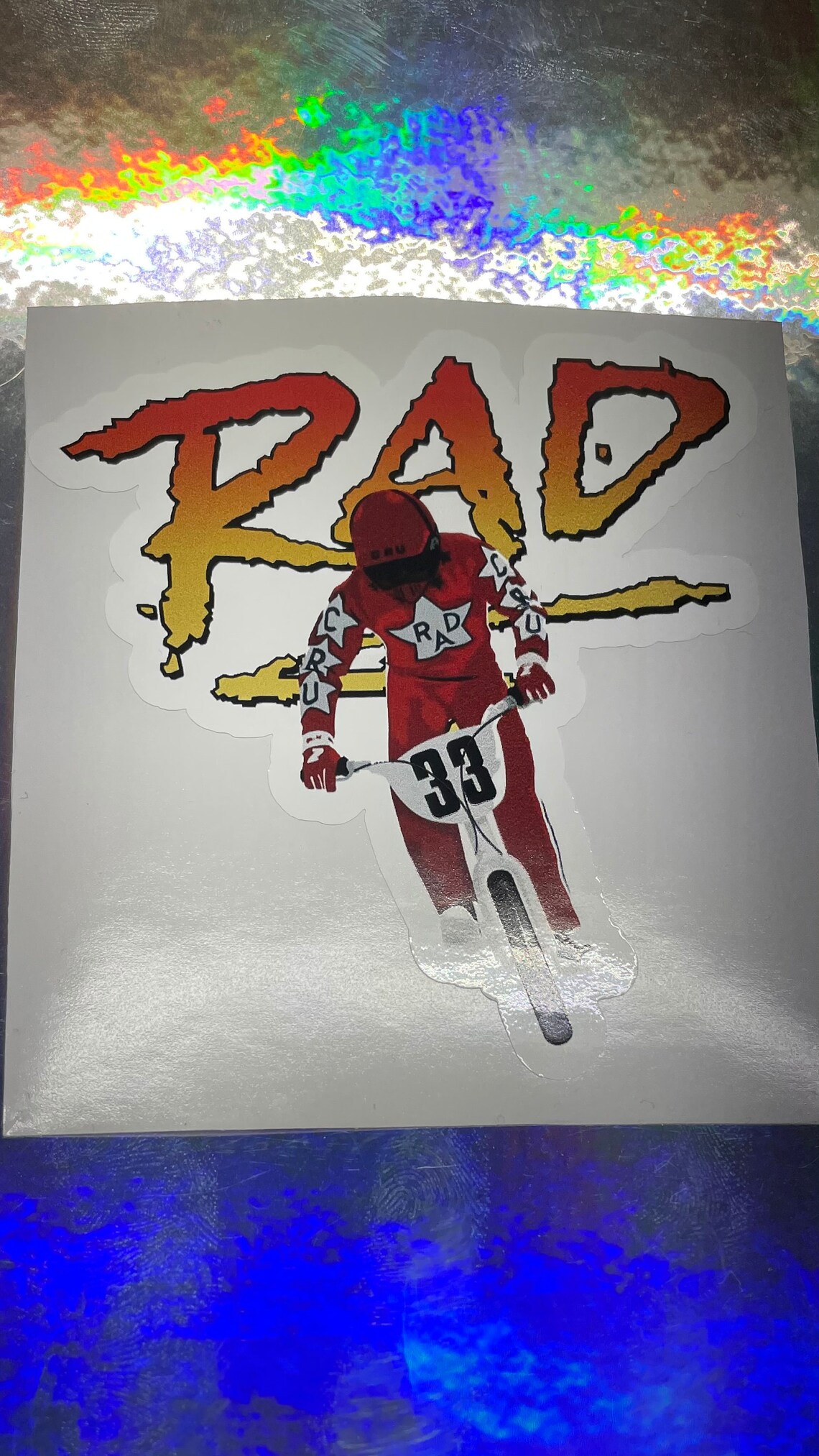 1986 Rad Movie 4 Inch Sticker - Etsy
