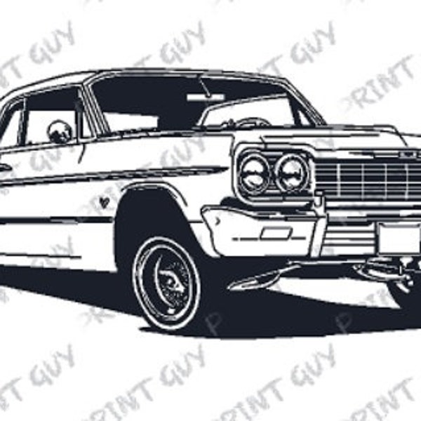 64 Impala Svg - Etsy