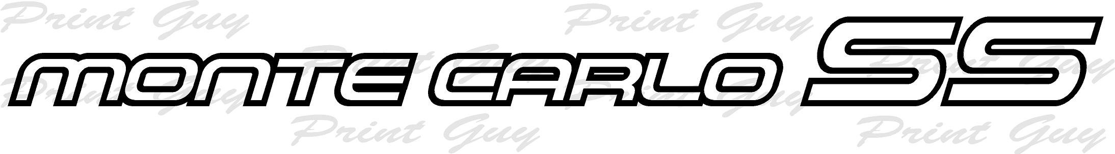 SS Monte Carlo Word Font High Resolution Svg. - Etsy UK