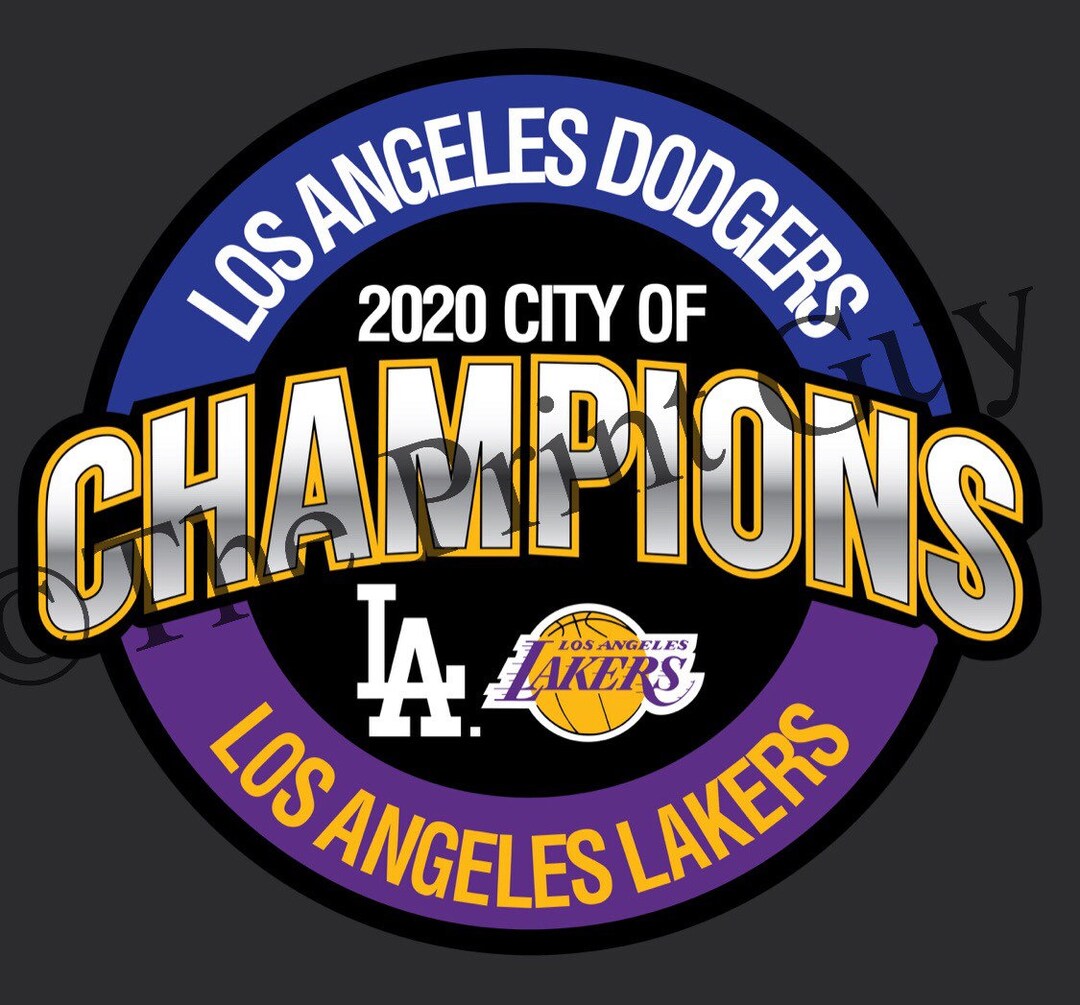 Los Angeles LAKERS 2020 Champions Decal - Etsy