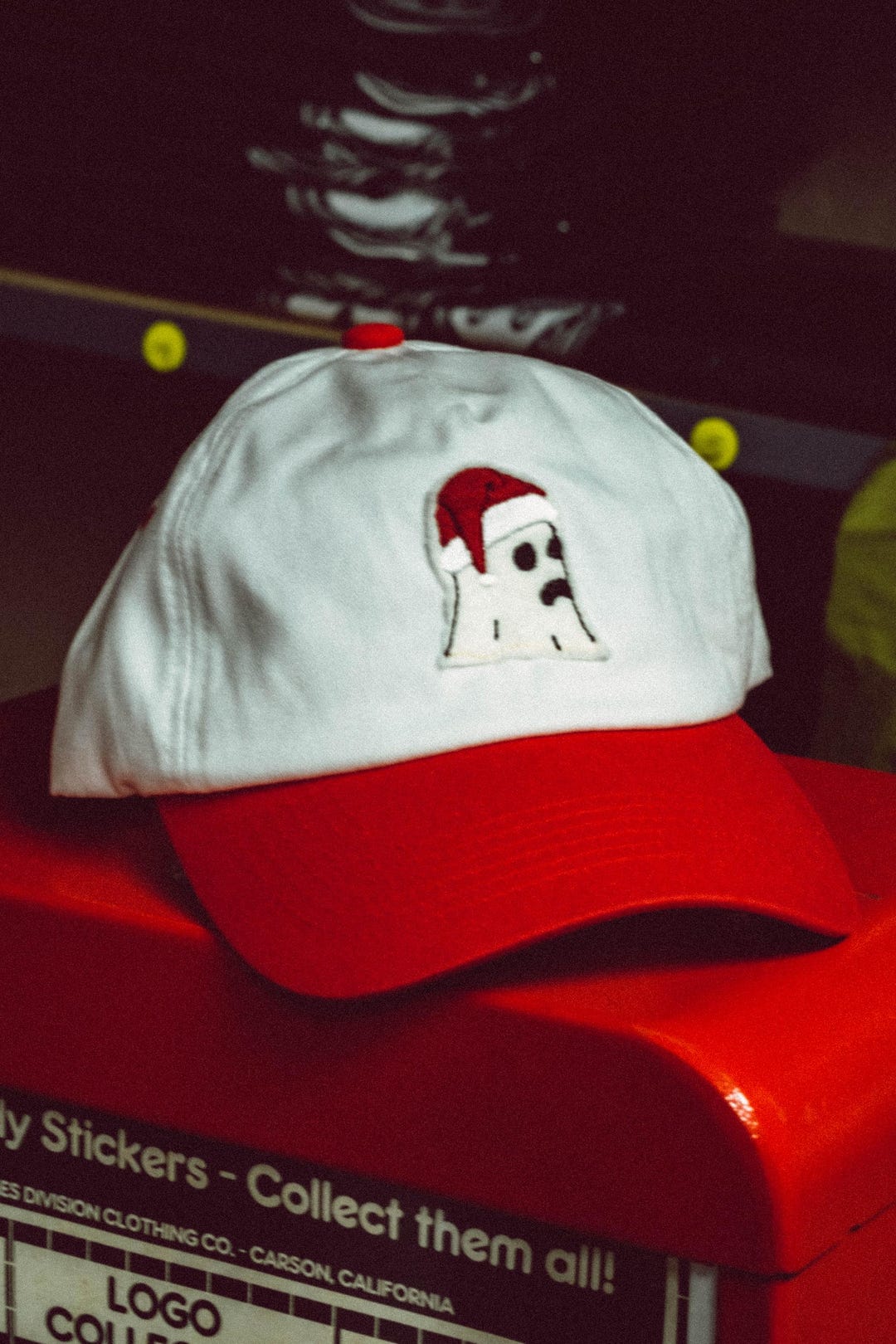 Holiday Cloth Ghost // Hand Cut Cap (black or Olive) - Etsy