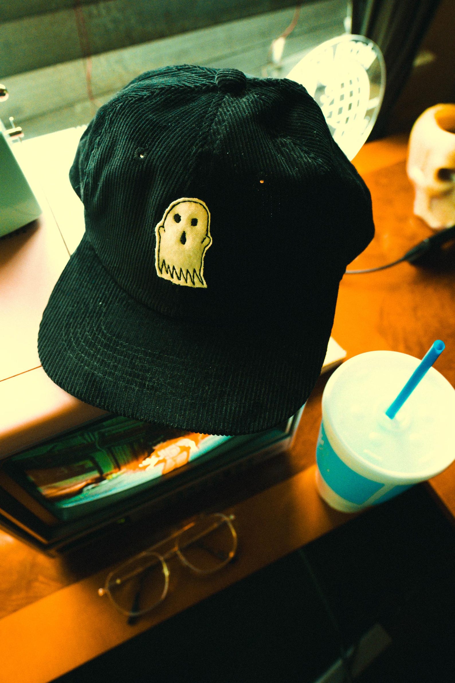 Limited Run Corduroy Cloth Ghost // Hand Cut Cap - Etsy