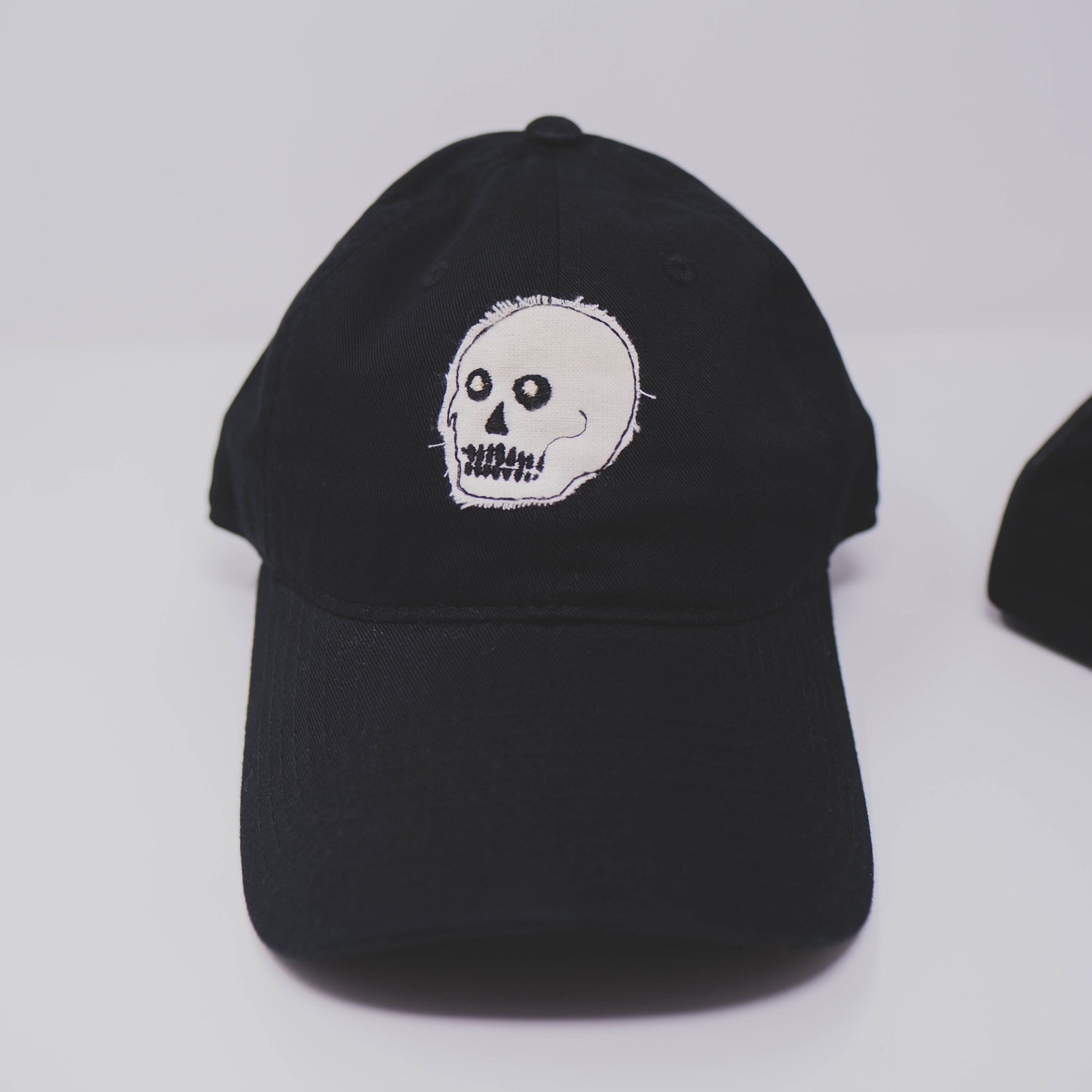 Cloth Skull // Hand Cut Cap - Etsy