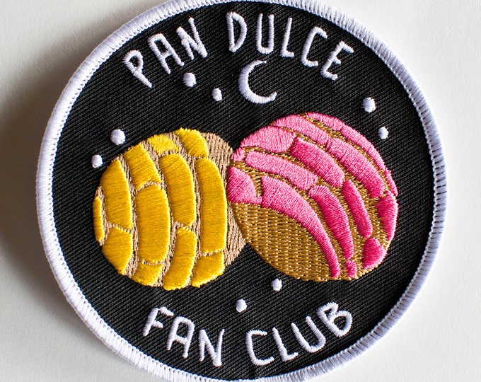 Pan Dulce Fan Club Patch - Mexican Sweet Bread - 3"x3" - Etsy