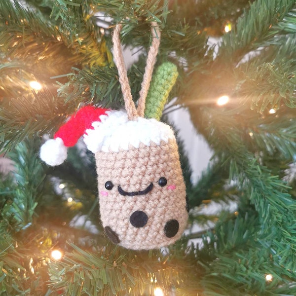 Boba Tea Ornament - Etsy
