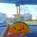 Taco Car Mirror Hanging Accessories for Women Teens Interior - Etsy