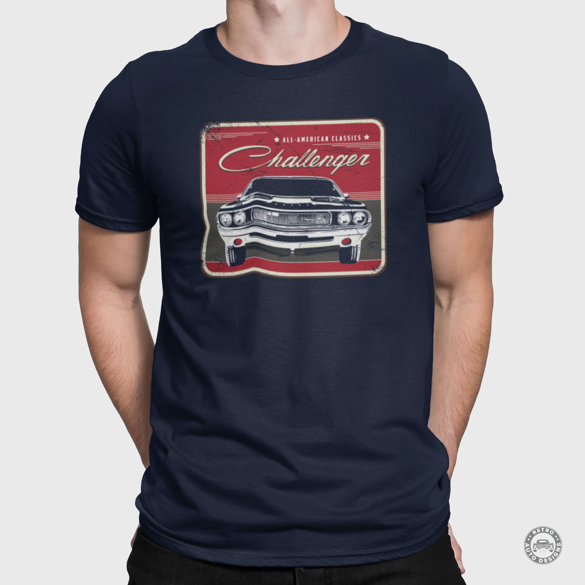 Dodge Challenger Unisex T-shirt, Men's Shirts, Old Classic Muscle Cars ...