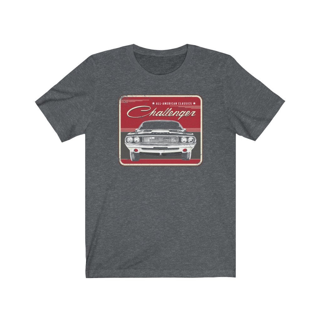 Dodge Challenger Unisex T-shirt, Men's Shirts, Old Classic Muscle Cars ...