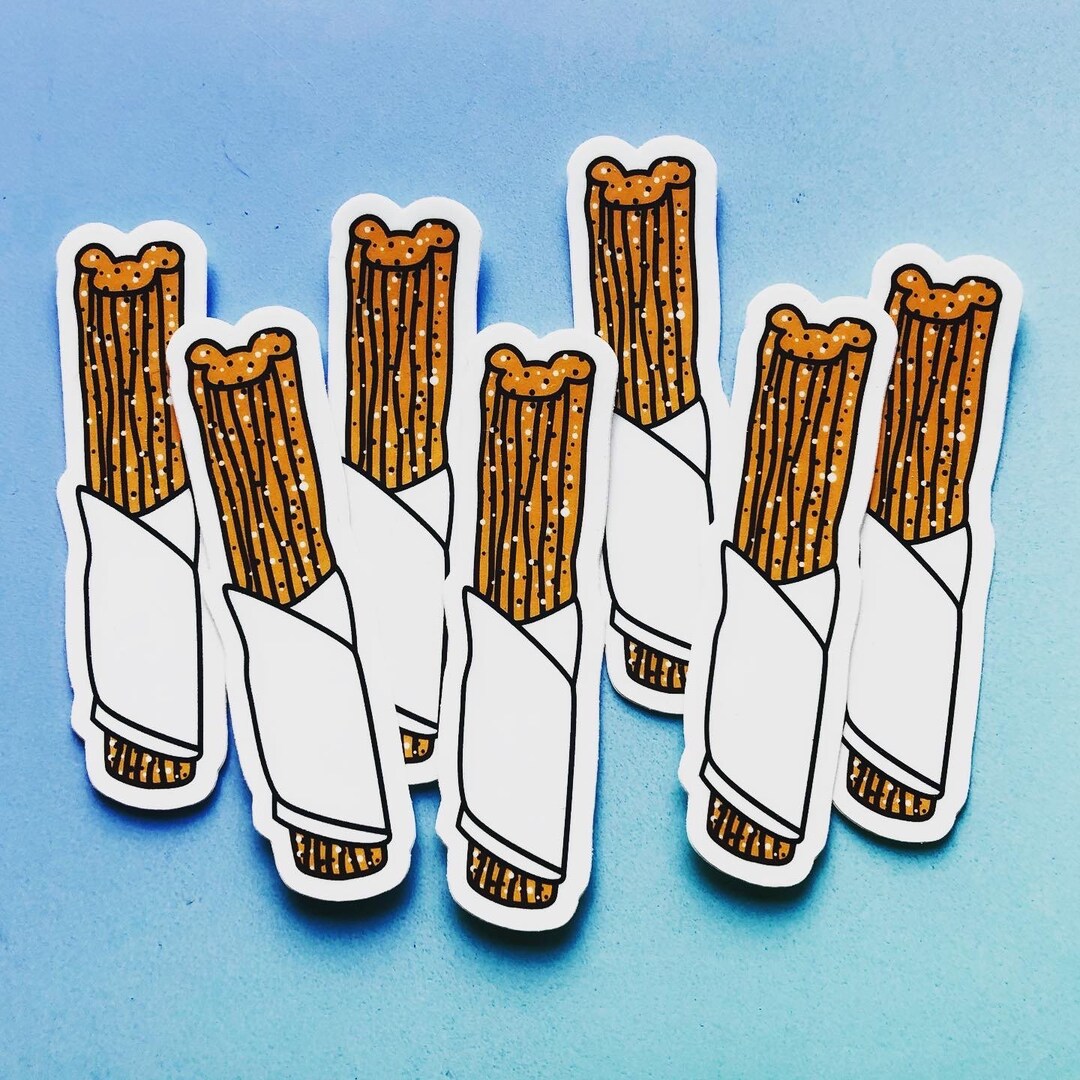 Magical Churro | Die Cut Sticker | Park Snack - Etsy