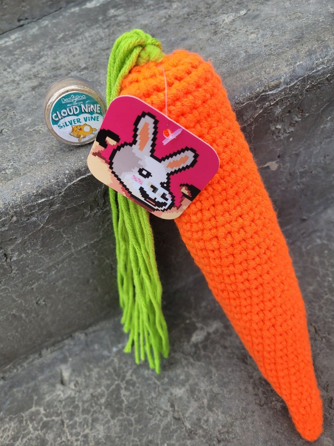 Swol Jenny Super Carrot Silvervine Cat Toy - Etsy