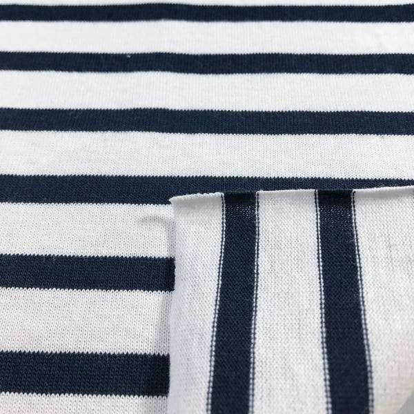 Stripe Jersey Fabric - Etsy