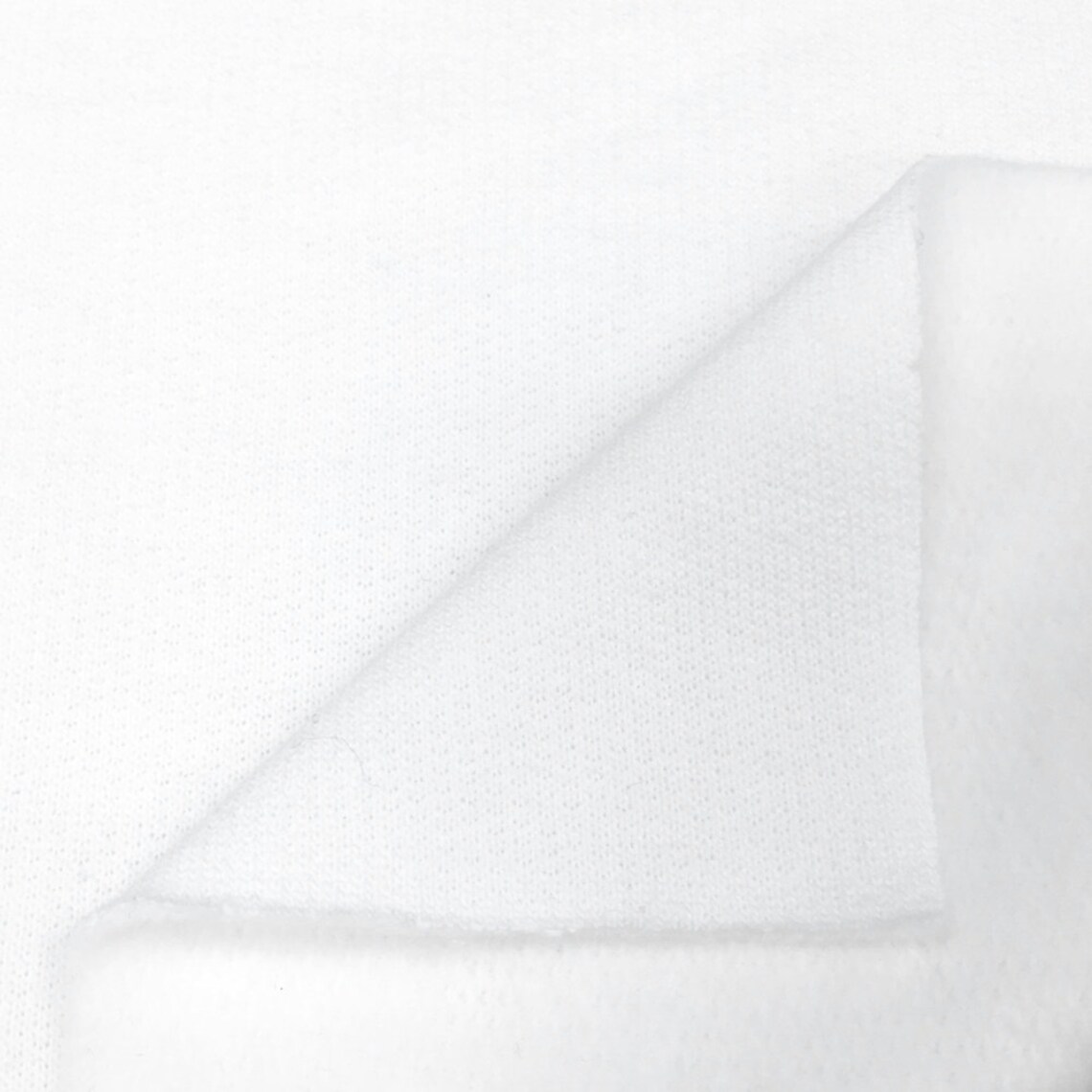 Heavy Poly/cotton White Fleece - Etsy