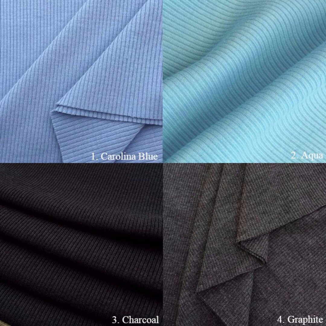 2x1 Poly/cotton Rib - Etsy