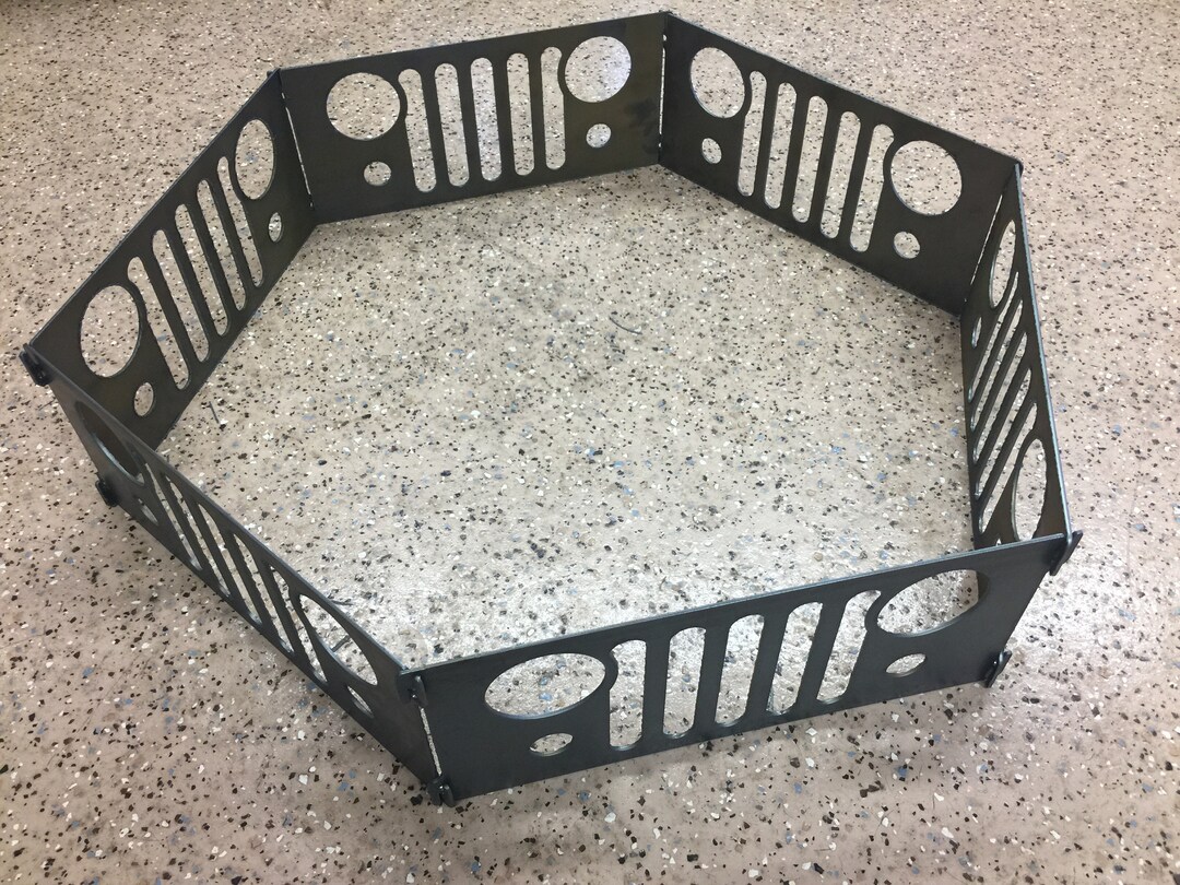 Jeep 4X4 Fire Pit, Collapsible and Portable Fire Ring, FREE SHIPPING - Etsy